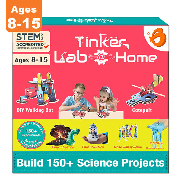 150-in-1 Mega Science Kit, Tinker Lab At Home | 8-15 yrs – Butterfly ...