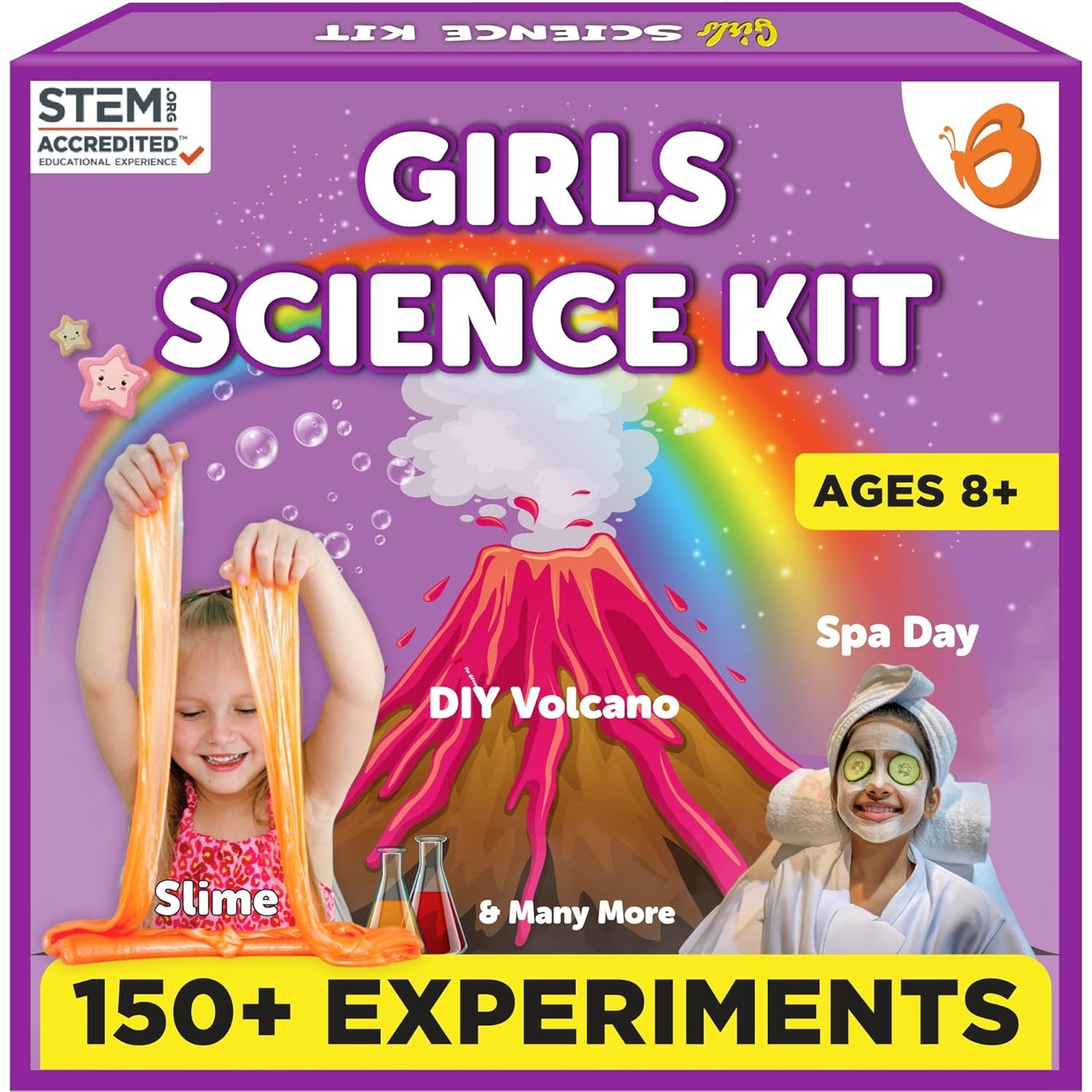 Girls Chemistry Science Kit | 150+ experiments | Ages 8+ – Butterfly ...