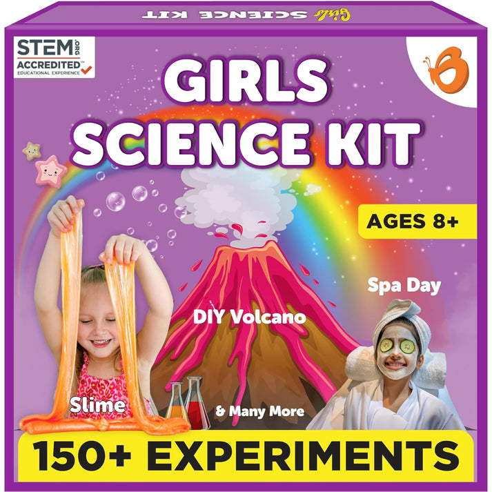 Girls Chemistry Science Kit | 150+ experiments | Ages 8+ – Butterfly ...